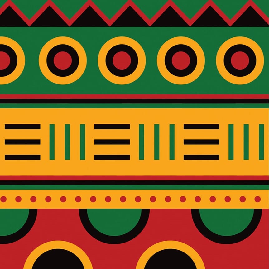 Pan African Block Art and Patterns Design