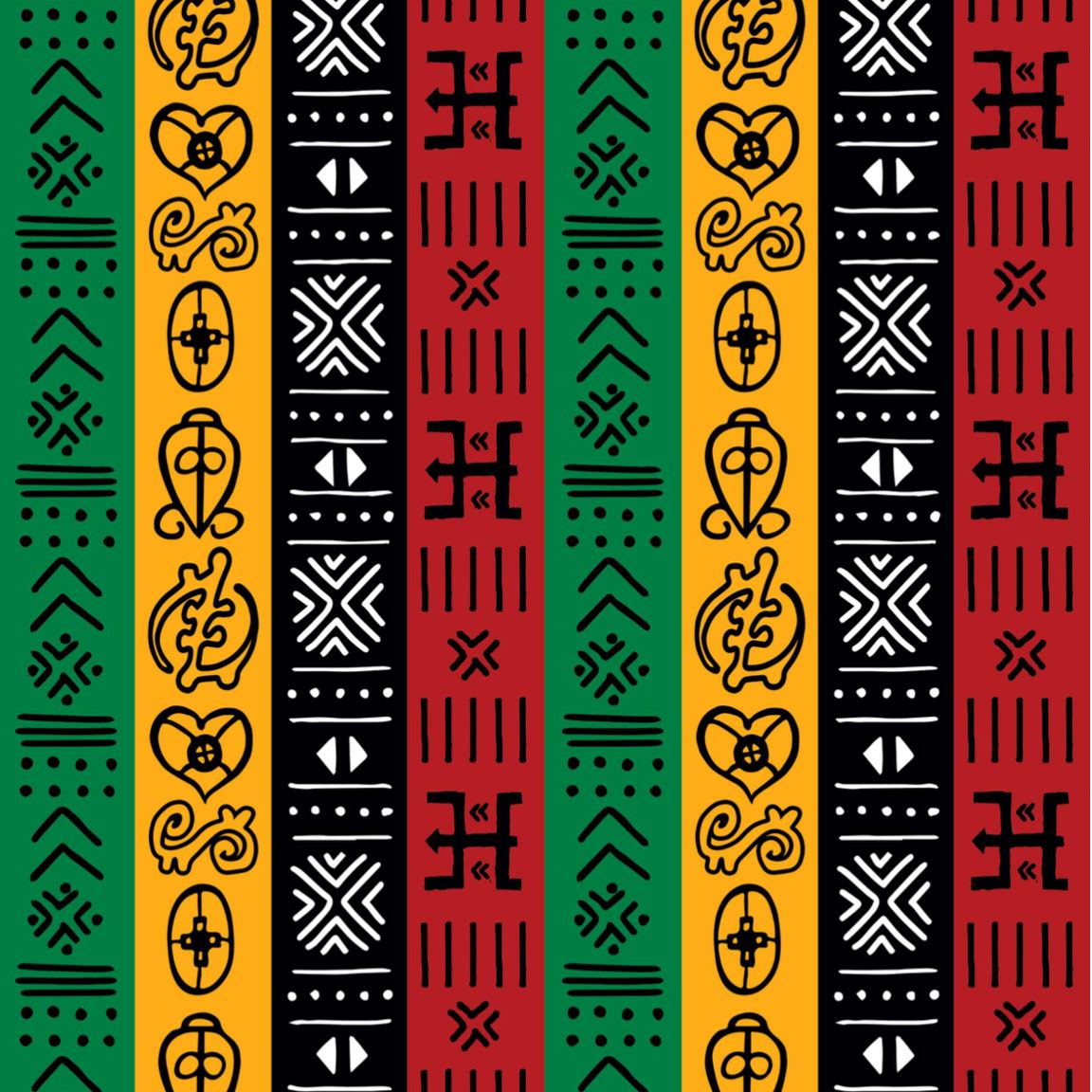 African Symbols In Pan African Colors – Melaninful