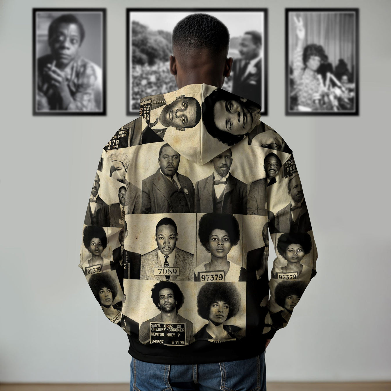Civil Rights Leaders All-over Hoodie | African American Clothing