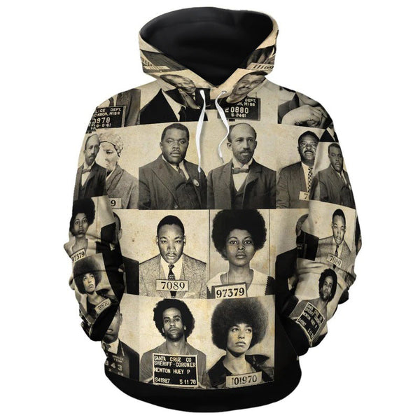 Civil Rights Leaders All-over Hoodie | African American Clothing