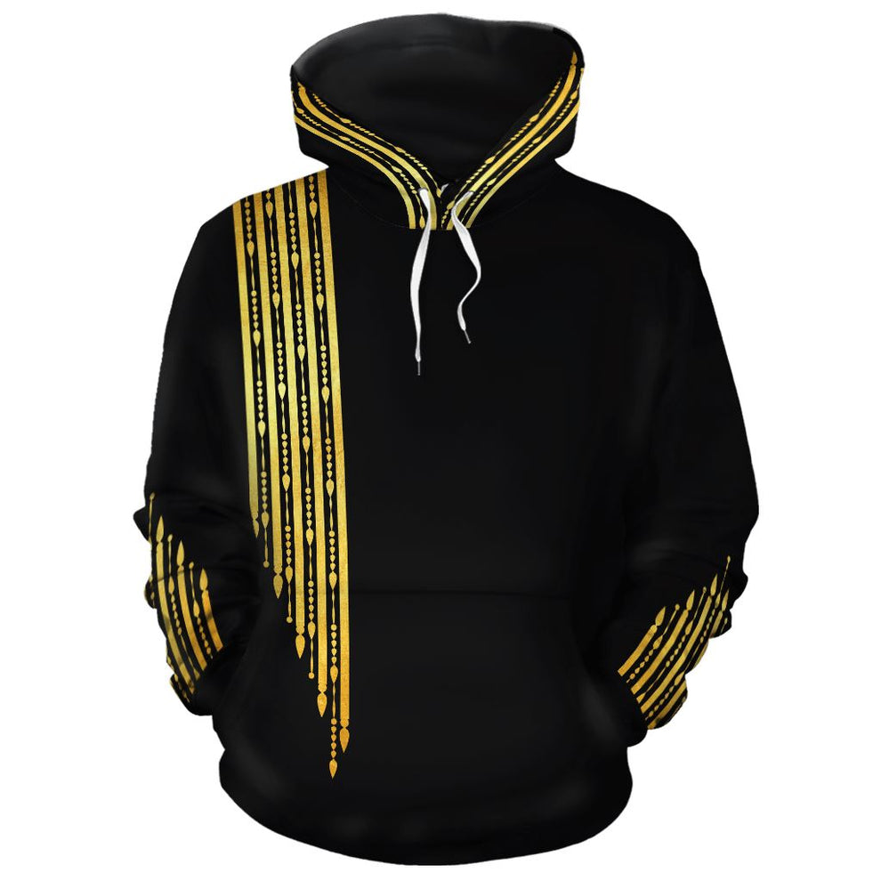 Gold Pattern 1 All-over Hoodie | African American Clothing