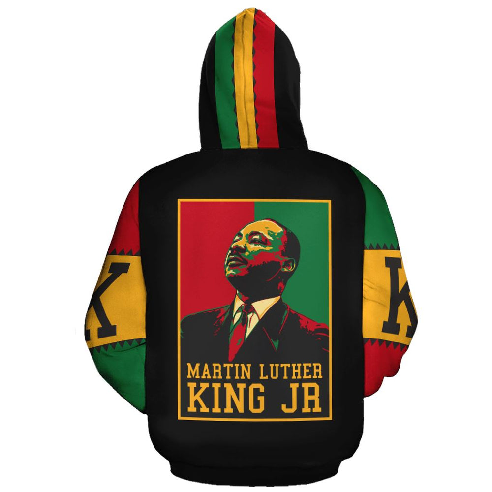 Martin Luther King Jr Retro All-over Hoodie | African American