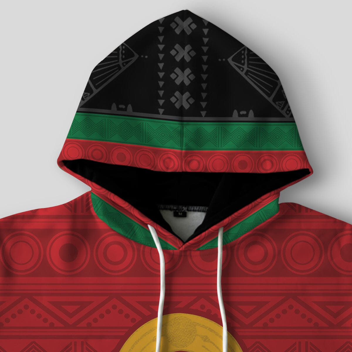 Pan African Ankh All-over Hoodie | African American Clothing